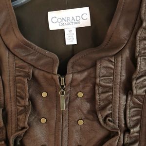 Conrad C Collection | Jackets & Coats | Conrad C Faux Leather Jacket In ...